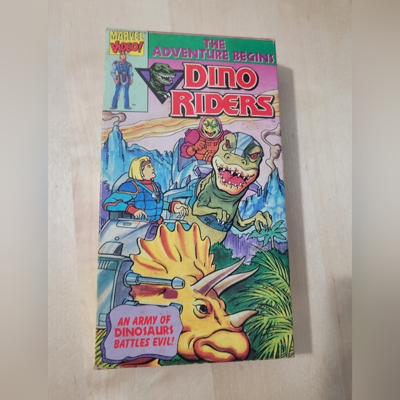 Marvel | Cameras, Photo & Video | Marvel Comics Dino Riders Vhs Tape ...